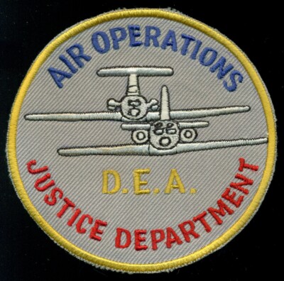 DEA Air Operations Justice Department Patch AA-1 | eBay