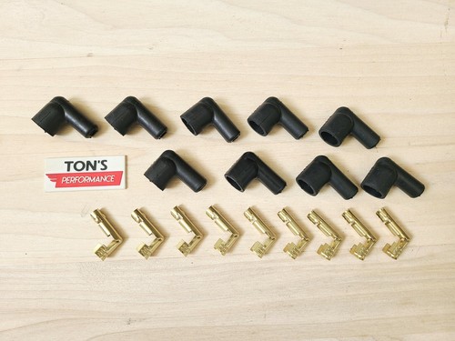 Ignition Socket Distributor Boots & Terminals Kit Set 9 Right angle 90 ...