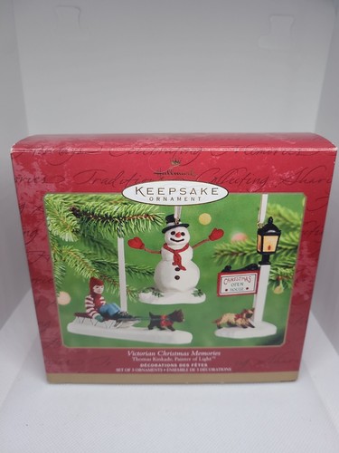 Hallmark 2001 Keepsake Ornament Victorian Christmas Memories set Thomas ...