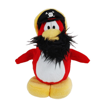 Disney Club Penguin Captain Rockhopper Plush Figure 8 Inch Bearded ...