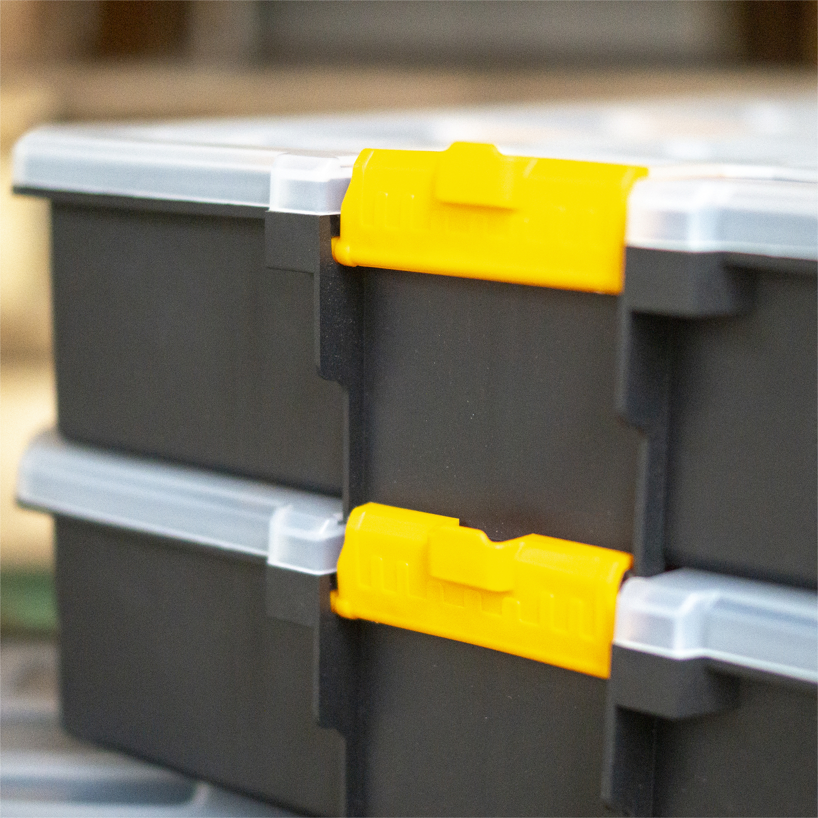 17 Compartment Heavy Duty Stackable Organiser Storage Box for Workshops ...