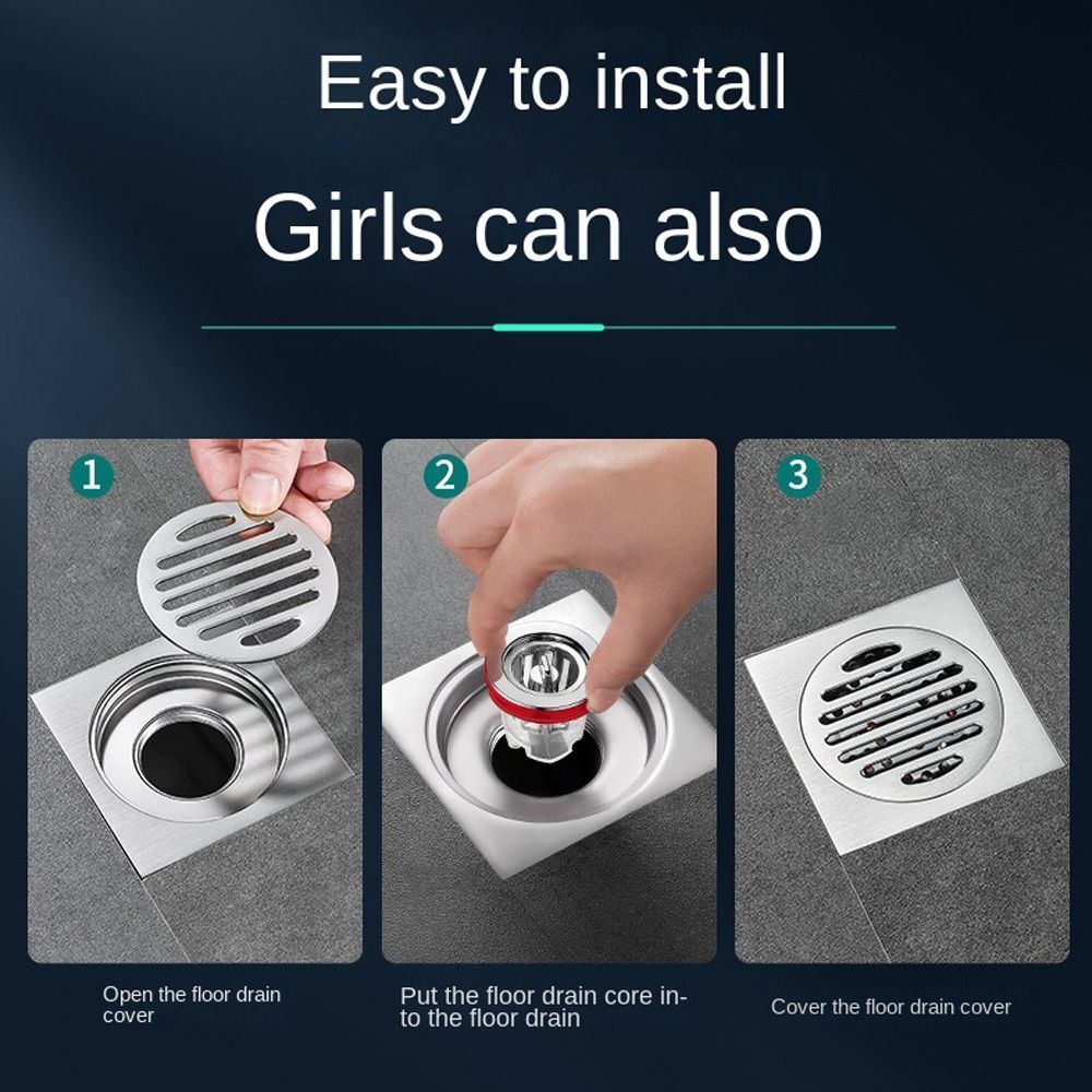 Prevention Sewer Seal Cover Anti odor Drain Cover Floor Drain One Way ...