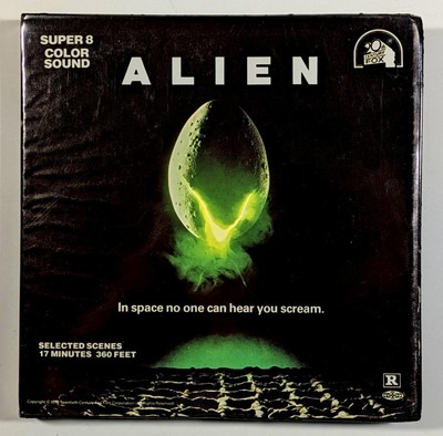 Alien 1979 Super 8mm Sound Movie 360' Sigourney Weaver; Tom Skerritt ...