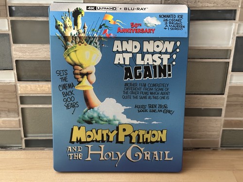 Monty Python And The Holy Grail 4K Steelbook (4K UHD+Bluray, 2025 ...