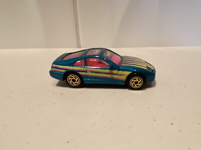 1990 matchbox Nissan 300zx (Pink & Teal, Gold wheels) | eBay