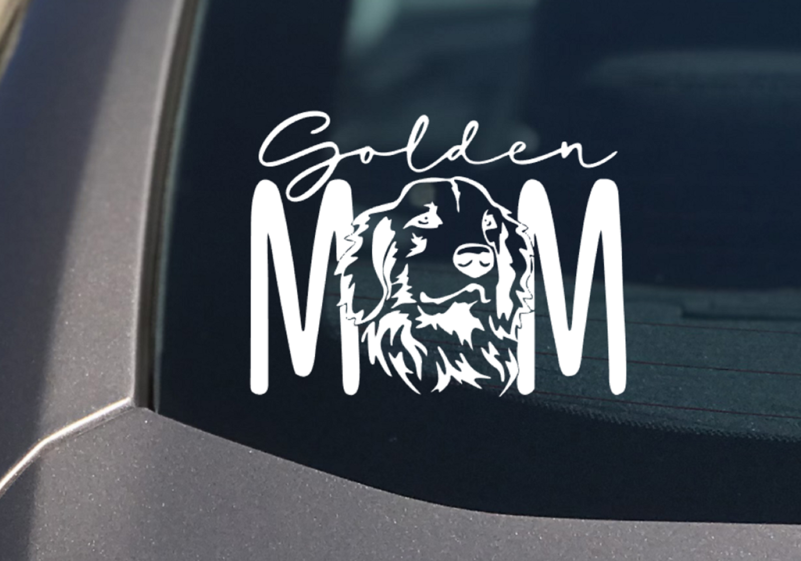 Golden Mum Sticker Car Decal Vinyl Golden Retriever Mom dog Mom Gift | eBay