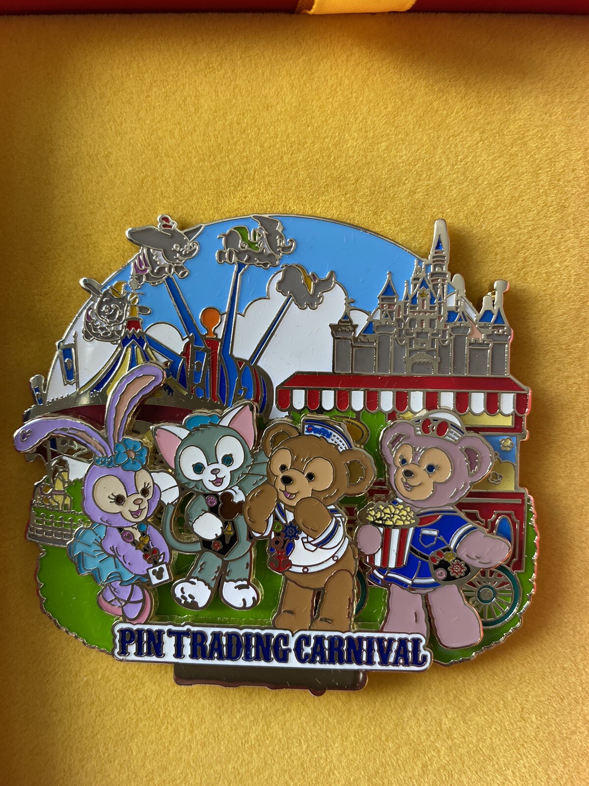HKDL Hong Kong Disney 2018 Pin Trading Carnival Duffy & Friends Jumbo ...