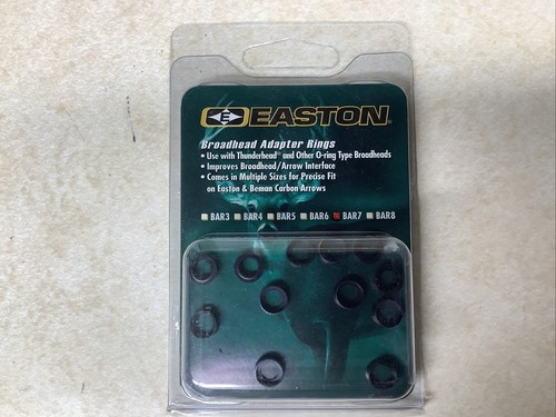 Easton- Broadhead Adapter Rings - Bar 7 - 12 Black | eBay