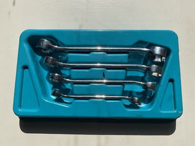 Cornwell USA Line Wrench Set in Tray | 4 Piece | Line/Flare Nut Wrench