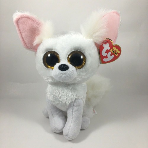 2020 TY Beanie Boos 6" PHOENIX White Fennec Fox Stuffed Animal Toy ...