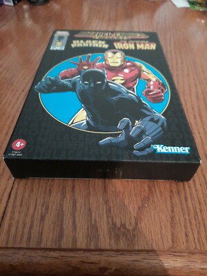 Hasbro Marvel Legends Kenner Black Panther Iron Man Retro Action ...