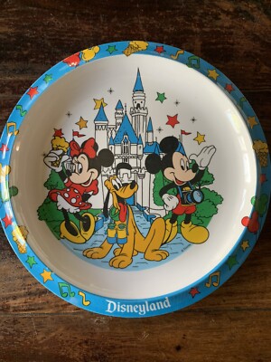 Vintage 1990’s Disneyland Mickey Mini Kibouki Genin Trudeau Melamine ...