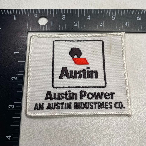 Vintage Austin Industries AUSTIN POWER Energy Advertising Patch 29WK | eBay
