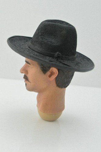 1/6 Scale REDMAN Doc Holliday Tombstone Head Sculpt & Hat for 12 ...