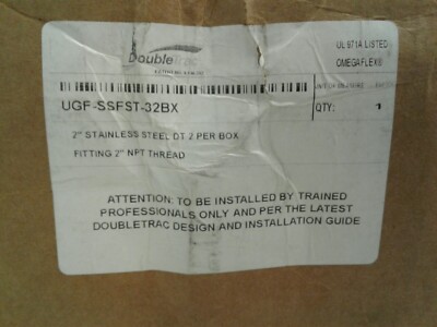 2-PACK DOUBLETRAC UGF-SSFST-32 2" NPT STAINLESS STEEL PETROLEUM PIPE ...