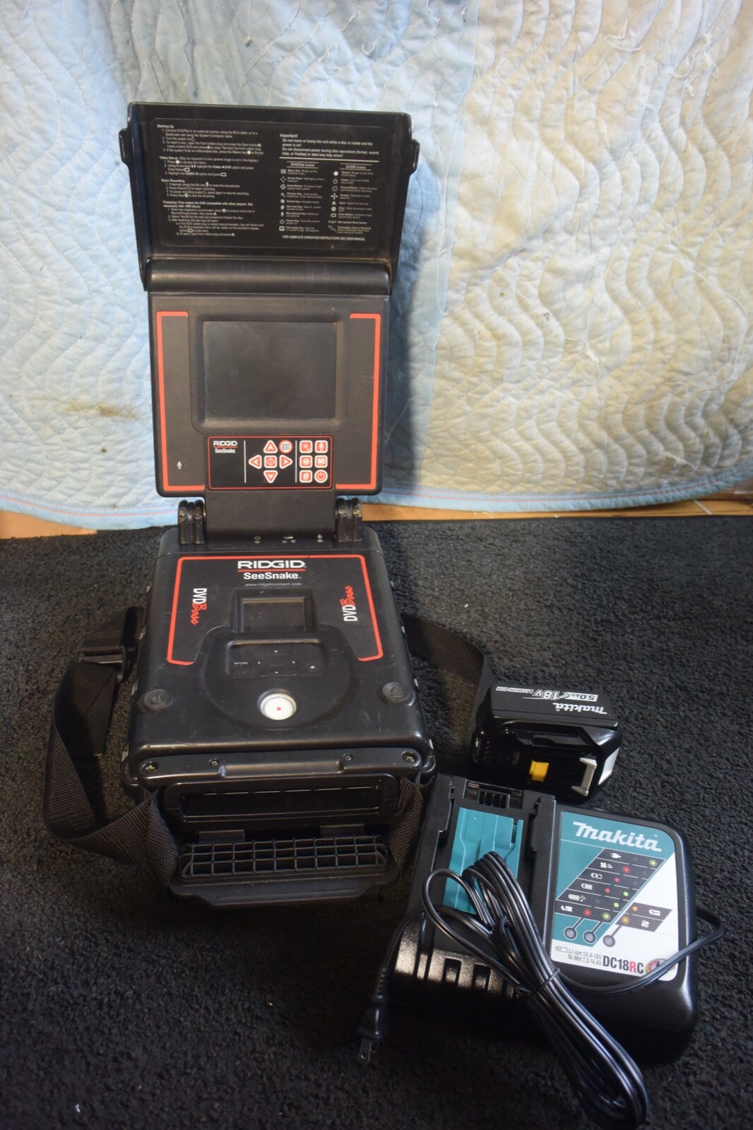 Ridgid Seesnake Monitor Model DVDPak2 ONLY No Sewer Camera Reel ...