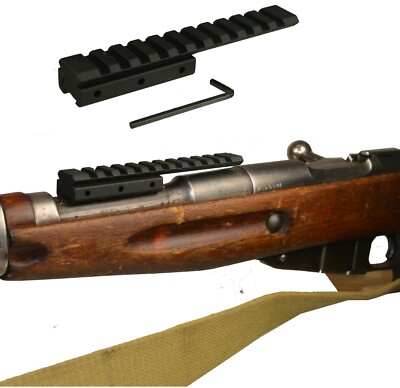 Mosin Nagant 91/30 Gun Top Dovetail Rail Install Scope weaver Mount,Low ...