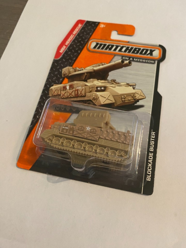 2013 MATCHBOX MBX HEROIC RESCUE BLOCKADE BUSTER - TAN - TANK | eBay