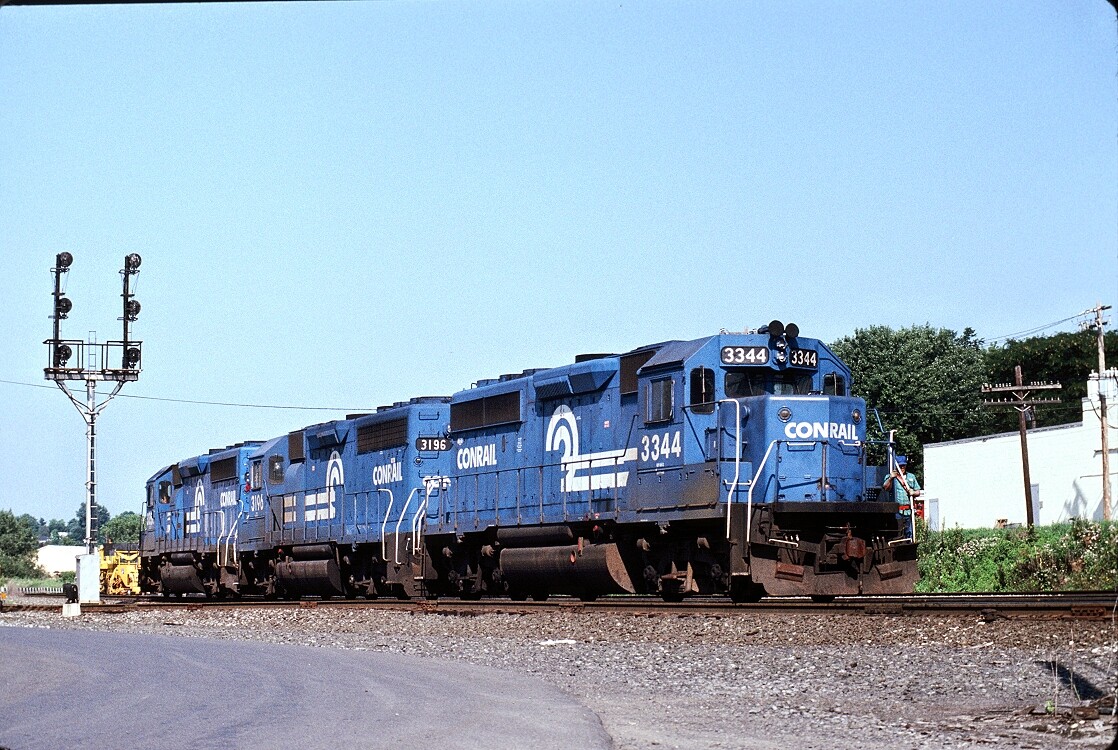ConRail (CR) - GP40-2 - #3344 - Original 35mm Slide | eBay