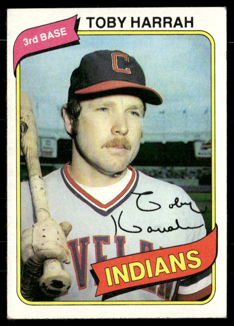 Toby Harrah 1980 Topps #636 Cleveland Indians Baseball Card | eBay