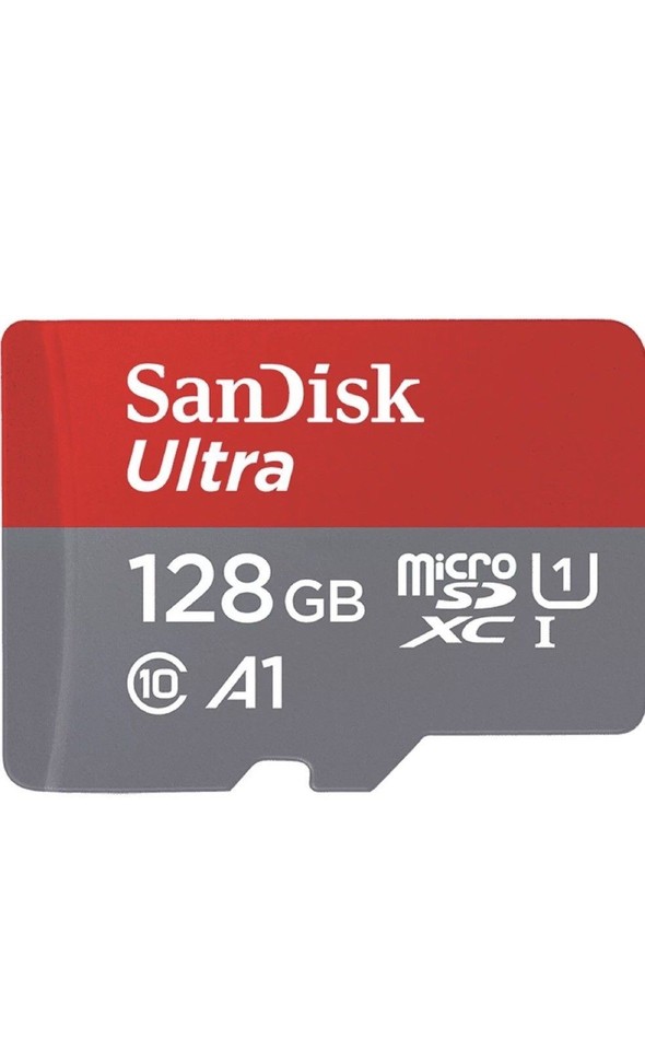 SanDisk Ultra microSDXC 128GB Card – UHS-I A1 Class 10 – High Speed ...