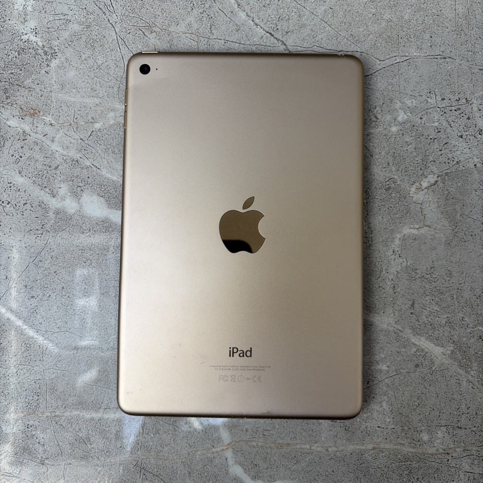Apple iPad Mini 4th Gen 128GB Wi-Fi Rose Gold - Used Good Condition No ...