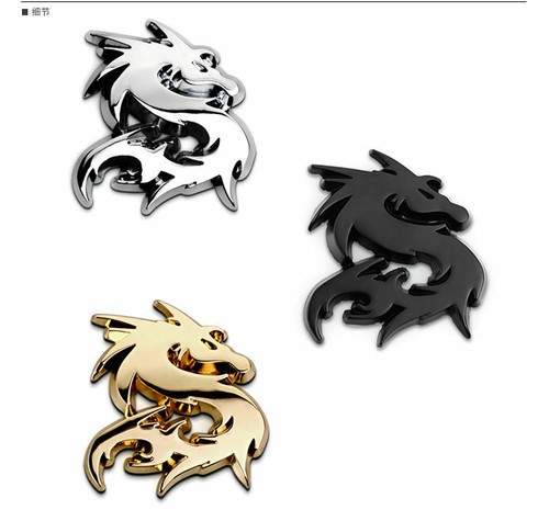 3D Metal Dragon China AutoCar Motorcycle Sticker Emblem Badge Fender ...