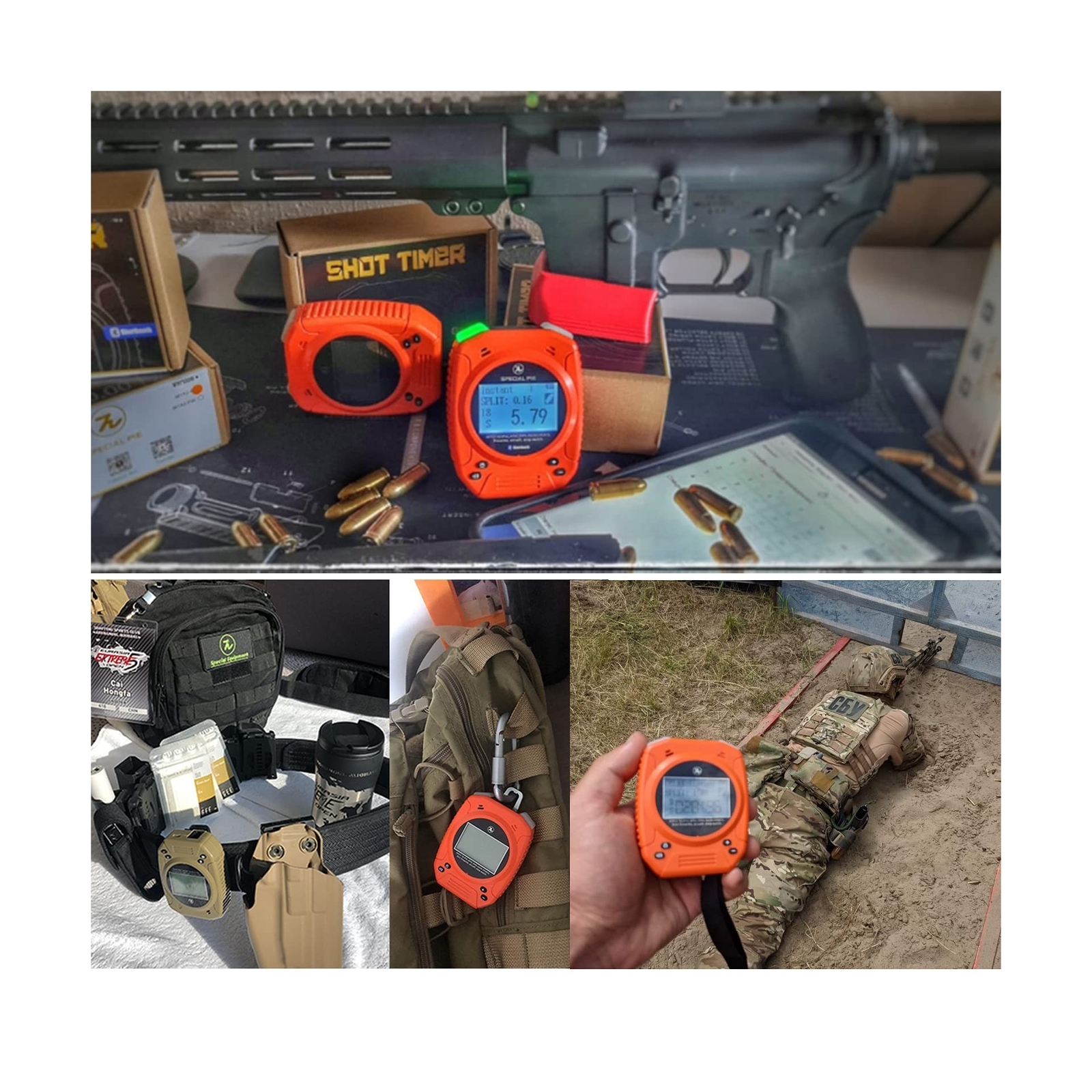 Shot Timer with Belt Clip -Shot Timer for Shooting Competition ...