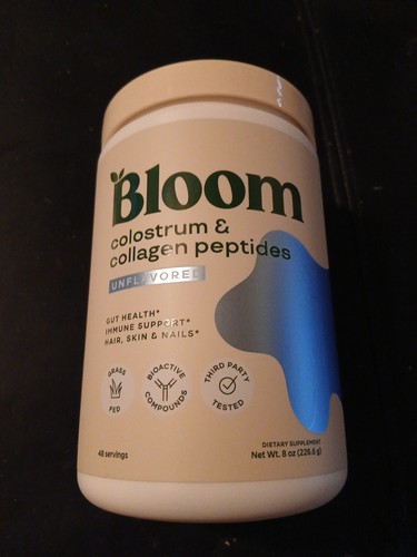 Bloom Nutrition Bovine Colostrum Powder for Gut 48 Servings (Pack of 1 ...