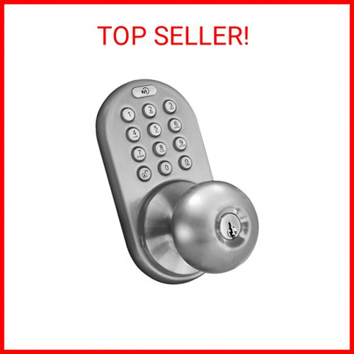 MiLocks TKK-02SN Tkk-Sn Digital Door Knob Lock with Electronic Keypad ...