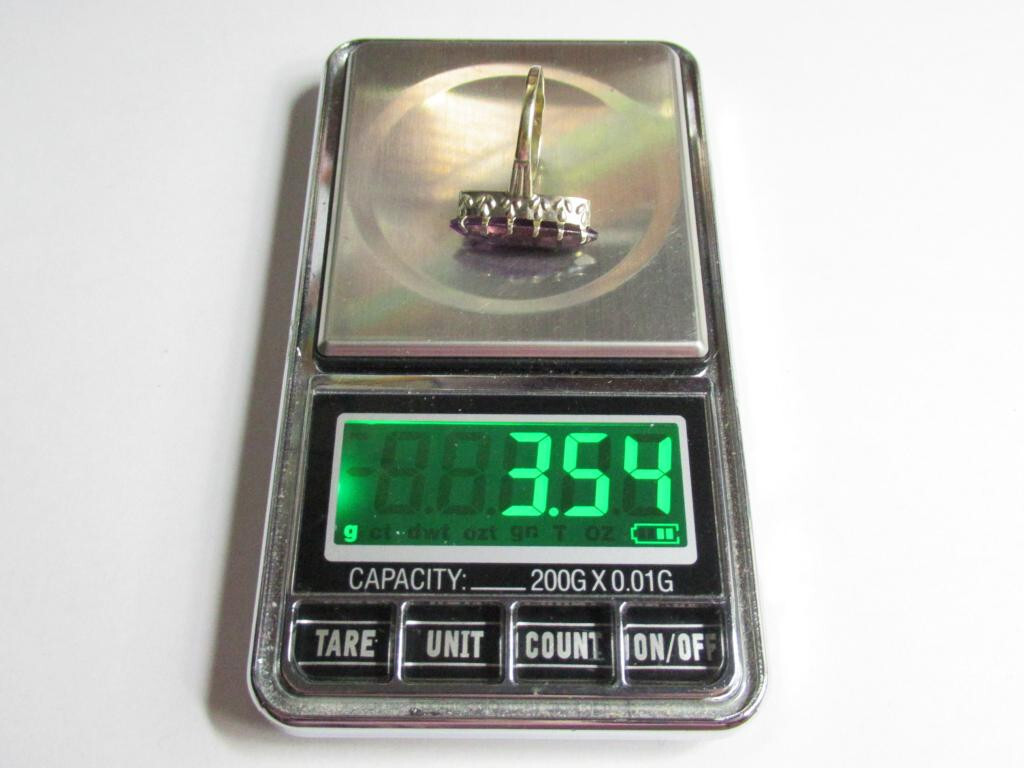 Vintage Soviet SAPPHIRE Marquise Ring Russian Sterling Silver 875 Size ...