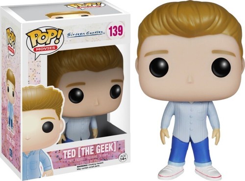FUNKO POP MOVIES 16 SIXTEEN CANDLES #139 TED (THE GEEK) VAULTED VINYL ...