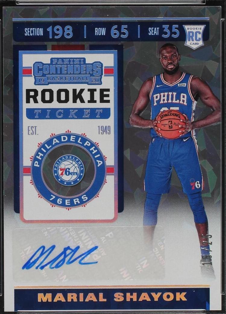 2019-20 Panini Contenders - Rookie Ticket Sticker Autographs Marial ...