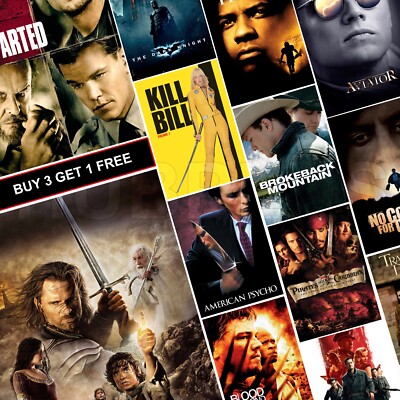 2000s Classic Movie Posters 2000s A4 A3 A5 Prints Wall Art Decor Film ...