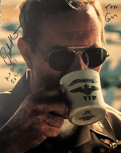 DUKE STROUD SIGNED 8x10 PHOTO TOP GUN MOVIE AUTHENTIC AUTOGRAPH COA | eBay