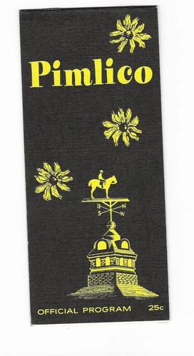 Pimlico Race Track 1967 Horse racing program Maryland | eBay