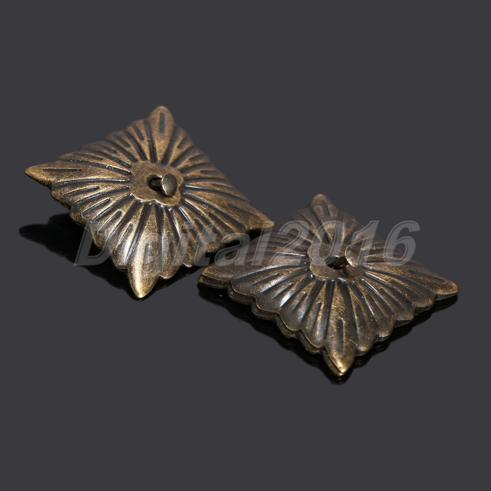 100PCS Antique Bronze Square Upholstery Tacks Furniture Decorative ...