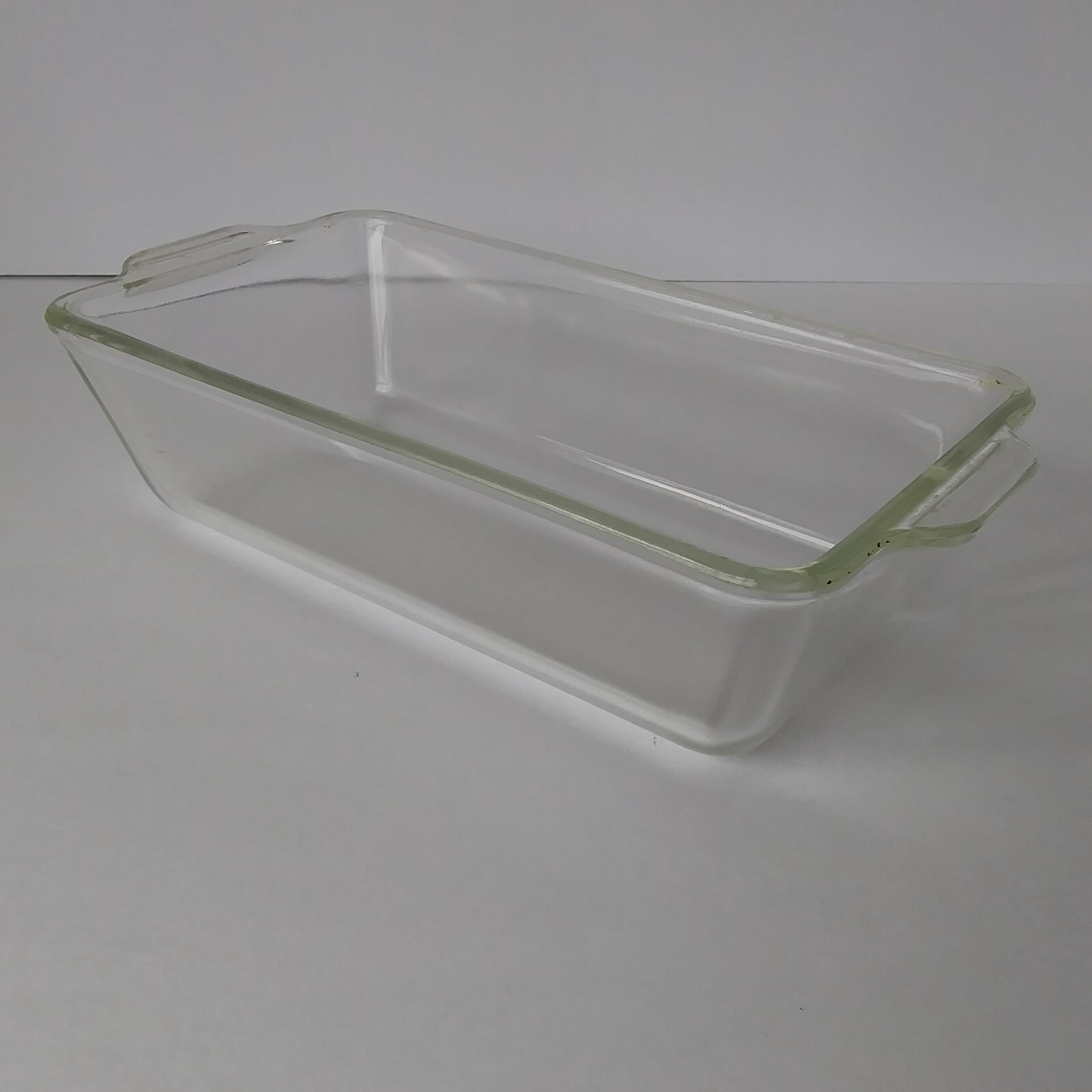 Pyrex 212 D-V Glass Loaf Pan with Handles 8.5 x 4.5 x 2.5 Baking Dish 1 ...