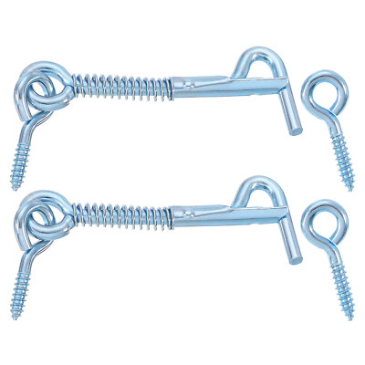 2Pcs Safety Hook and Eye Latch, 2.5" Gate Hook and Eye Latch with ...