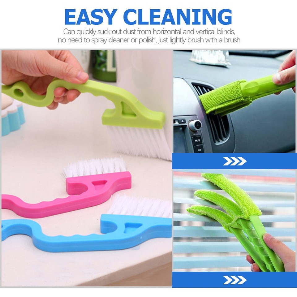 8 Pcs Window Track Brush and Door Cleaning Groove Windowtrack Tools ...