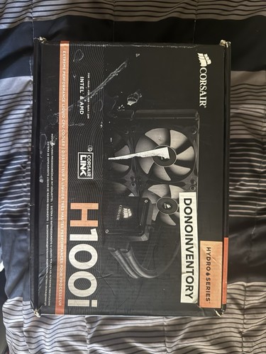 Corsair Hydro Series Extreme Performance Liquid CPU Cooler H100i Case ...