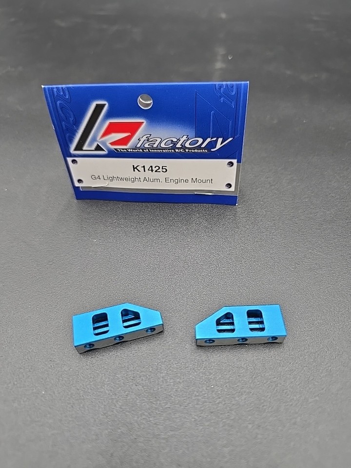 K Factory RC Nitro Gas Engine Mount Aluminum Vintage K1425 RC10 Gt .12 ...