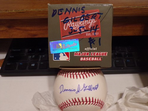 DENNIS J GILBERT BASEBALL AGENT AUTOGRAPH MAJOR LEAGUE BASEBALL | eBay