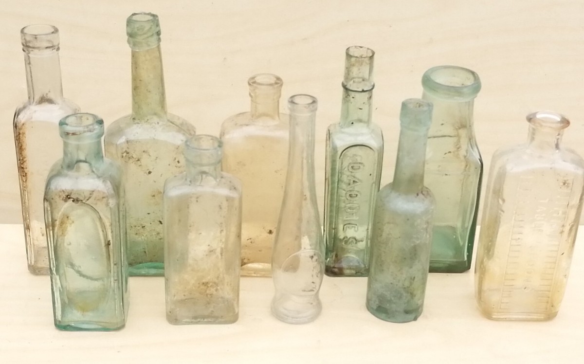 Old Glass Containers Vintage & Antique Bottles – Vintage Frog