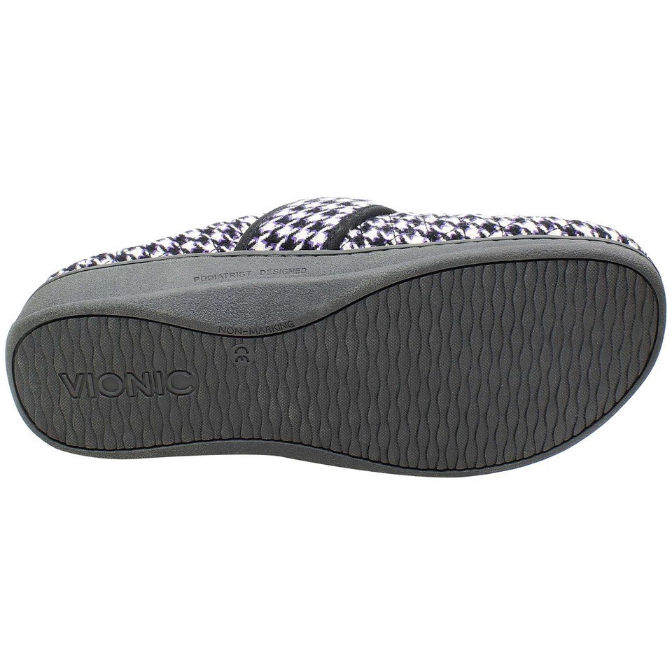 Vionic Carlin Slip-On Black Synthetic Womens Slippers 10012042250 | eBay UK