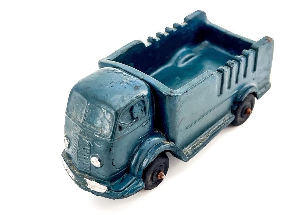 Vtg Auburn Rubber Toy Truck Blue Orig Paint 1937 International COE Man ...