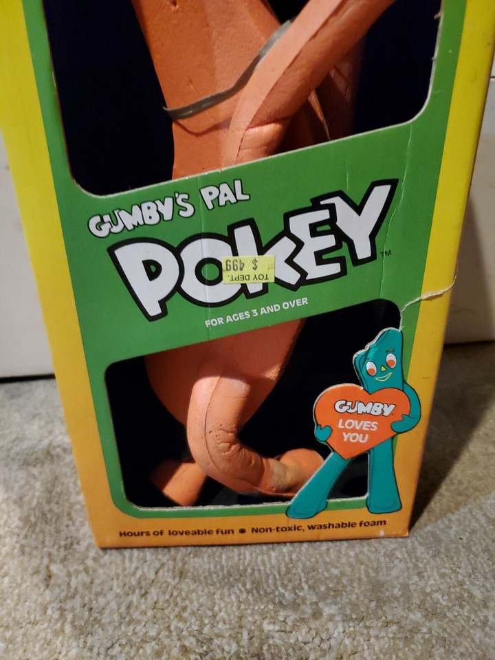 LEWCA Gumbys Pal Pokey Squeezeable Hughable Foam bendy Doll ABOUT 10 ...