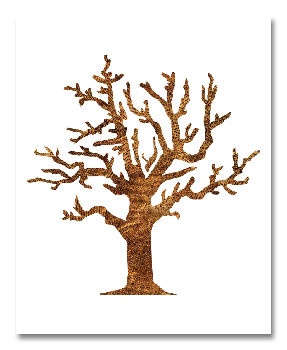Bare Tree Stencil