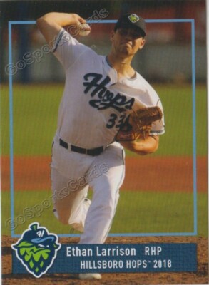 2018 Hillsboro Hops Ethan Larrison RC Rookie Arizona Diamondbacks | eBay
