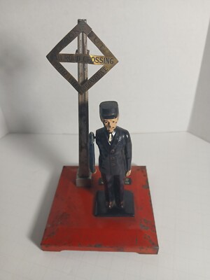 Vintage O Scale Lionel 1045 Flagman with Sign Untested Parts Or ...